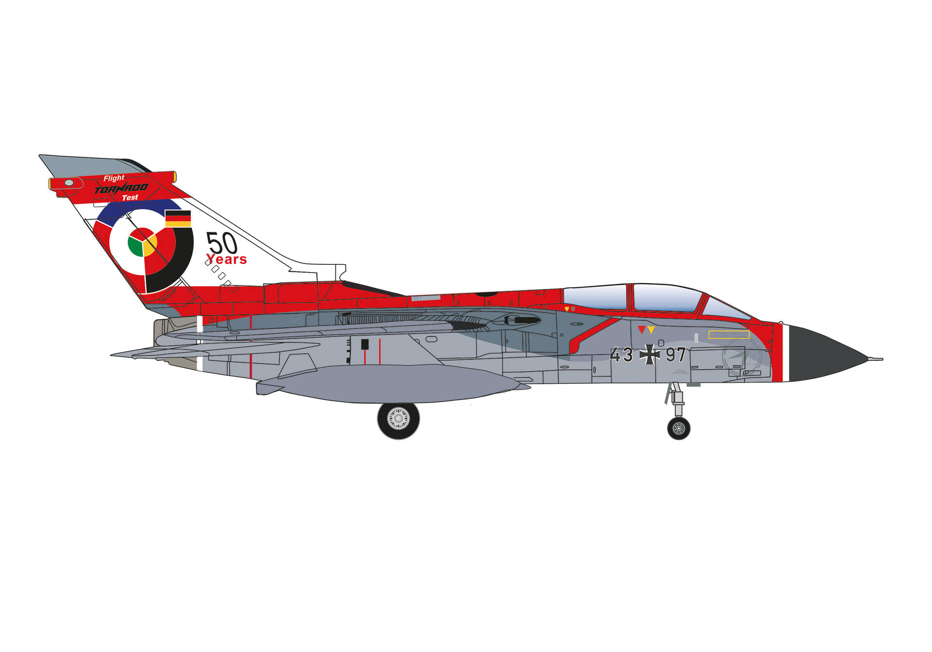 Luftwaffe Panavia Tornado IDS - WTD61, Manching "Tornado 50 Years ...
