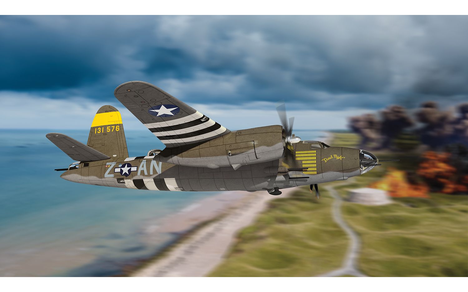 Martin B-26B Marauder USAAF 'Dinah Might', Mjr David Dewhurst, 6.6.1944 | Modelsnavigator.com