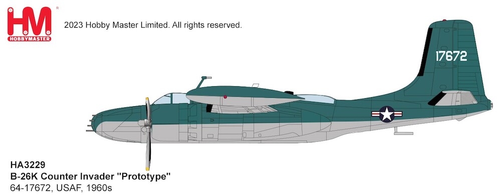 McDonnell Douglas B26K Counter Invader USAF, 1960s | Modelsnavigator.com