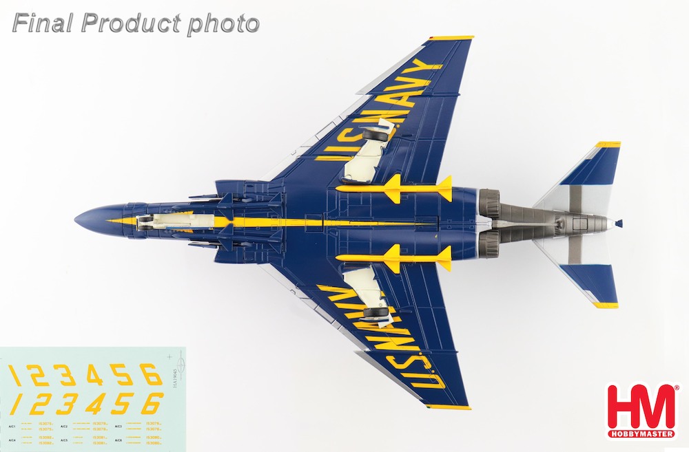 McDonnell Douglas F-4J Phantom II US Blue Angels, 1969 s nálepkou pro ...