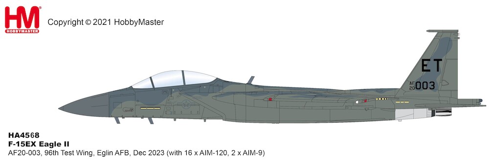 McDonnell Douglas F15EX Eagle II USAF, 96th Test Wing | Modelsnavigator.com