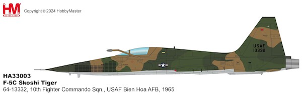 Northrop F-5C Skoshi Tiger, USAF Bien Hoa AFB, 1965 | Modelsnavigator.com