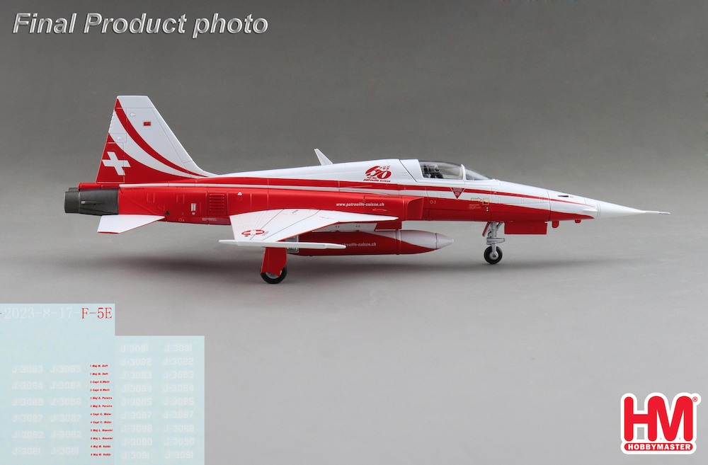 Northrop F-5E Tiger II Swiss Air Force, Patrouille Suisse "60th Anniversary", 2024 ...
