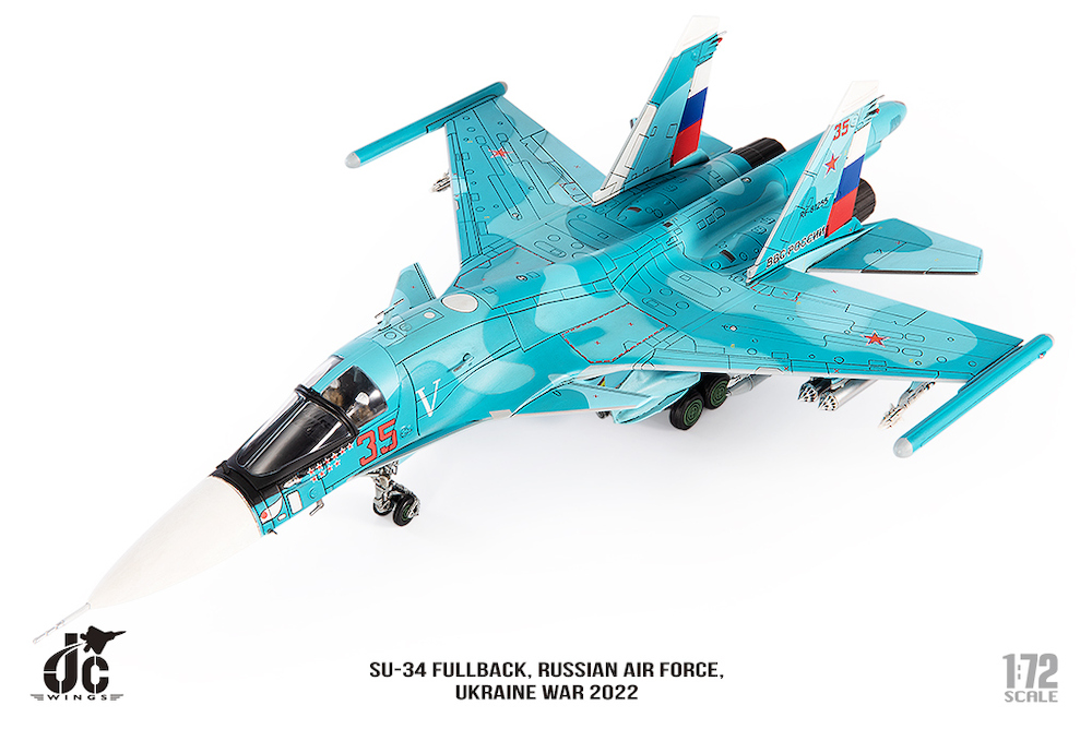 Sukhoi SU-34 Fullback Russian Air Force, Ukraine War, 2022 Red 35 ...