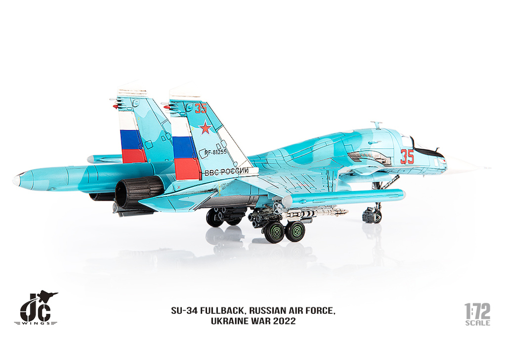 Sukhoi SU-34 Fullback Russian Air Force, Ukraine War, 2022 Red 35 ...