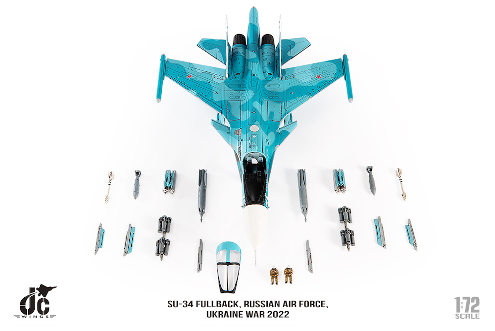 Sukhoi SU-34 Fullback Russian Air Force, Ukraine War, 2022 Red 35 ...