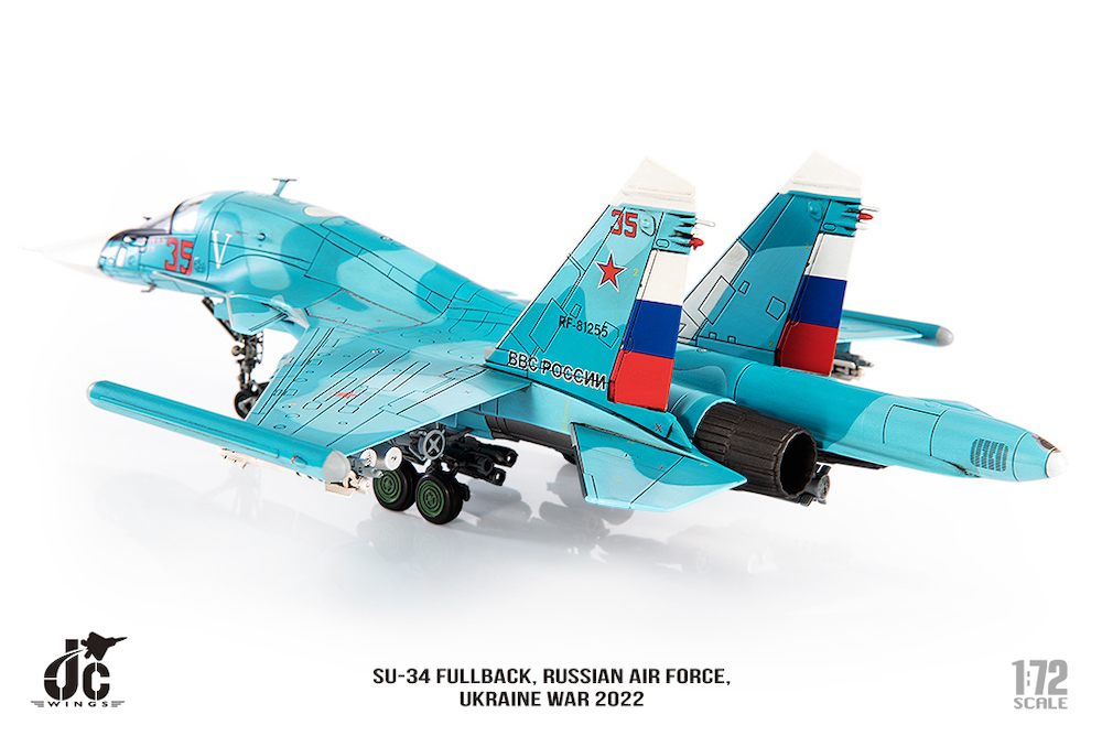 Sukhoi SU-34 Fullback Russian Air Force, Ukraine War, 2022 Red 35 ...