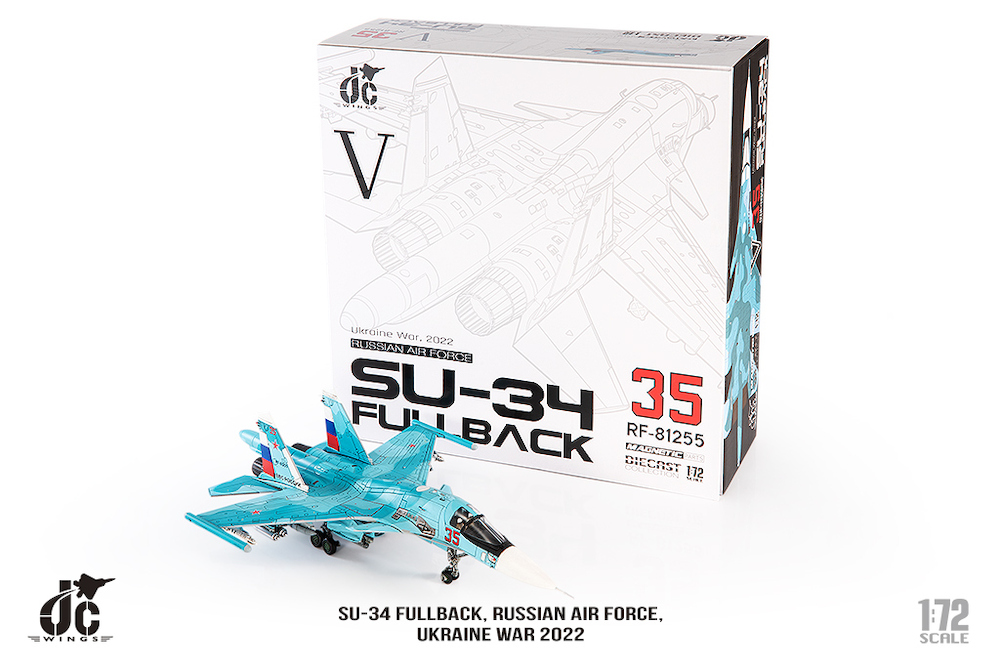 Sukhoi SU-34 Fullback Russian Air Force, Ukraine War, 2022 Red 35 ...
