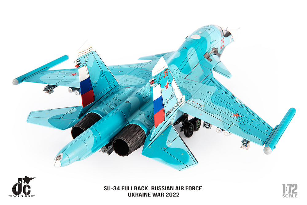 Sukhoi SU-34 Fullback Russian Air Force, Ukraine War, 2022 Red 35 ...