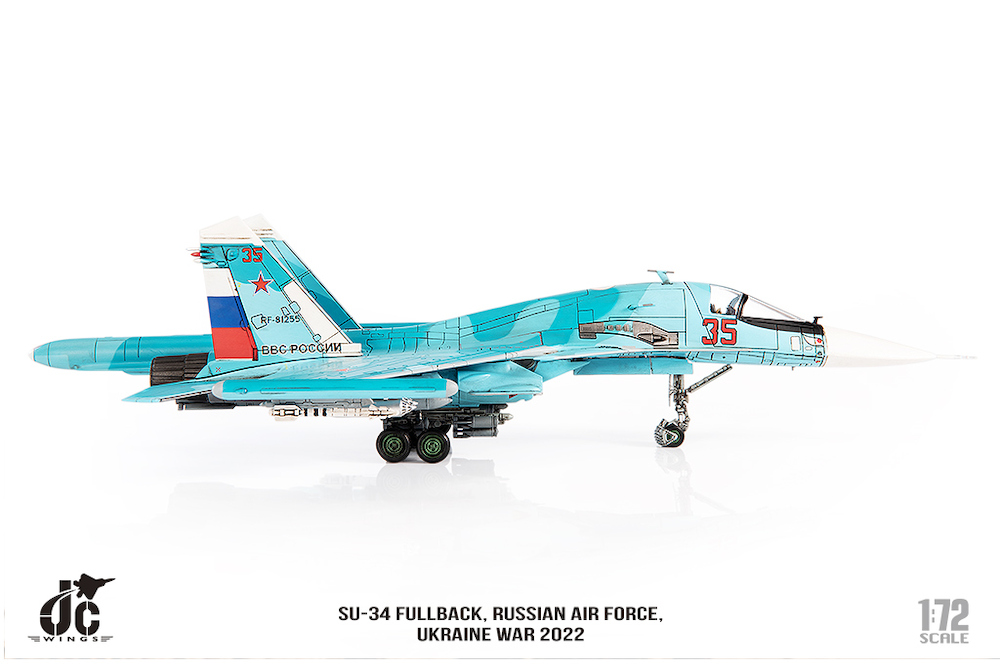 Sukhoi SU-34 Fullback Russian Air Force, Ukraine War, 2022 Red 35 ...