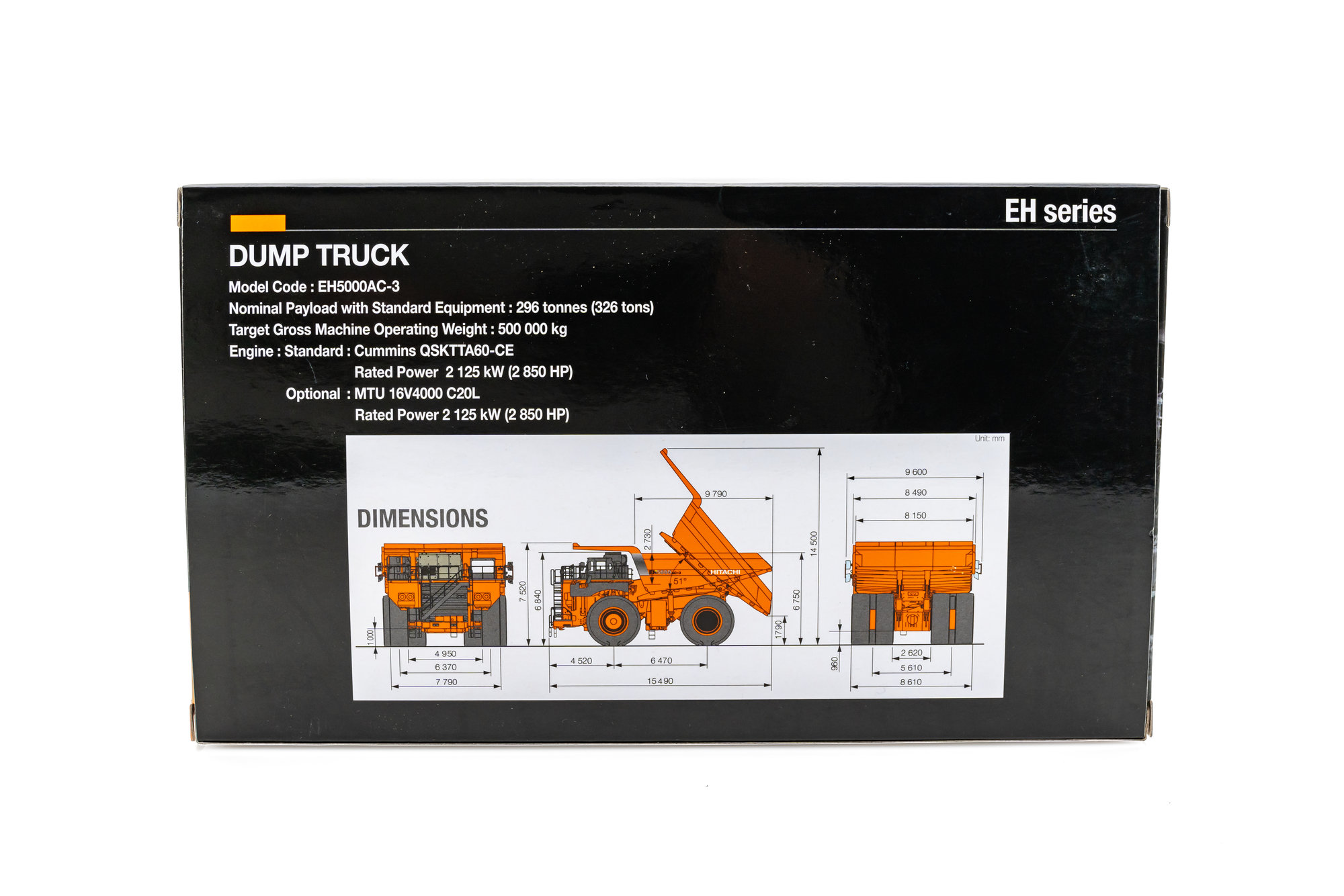 Hitachi EH5000 AC-3 fixed dumper | Modelsnavigator.com