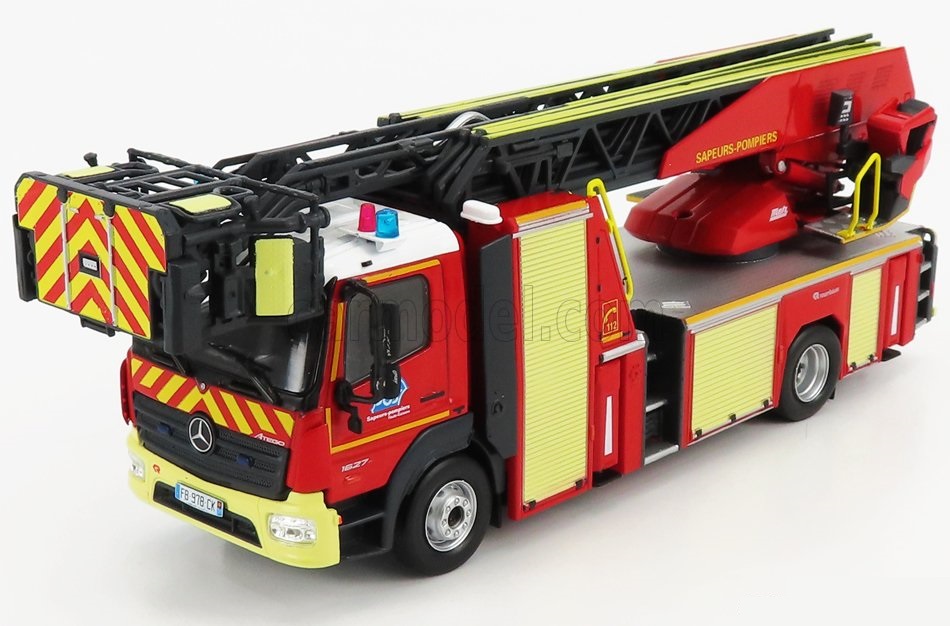 MERCEDES BENZ ATEGO 1627, ladder, FIREFIGHTERS, France 201 ...