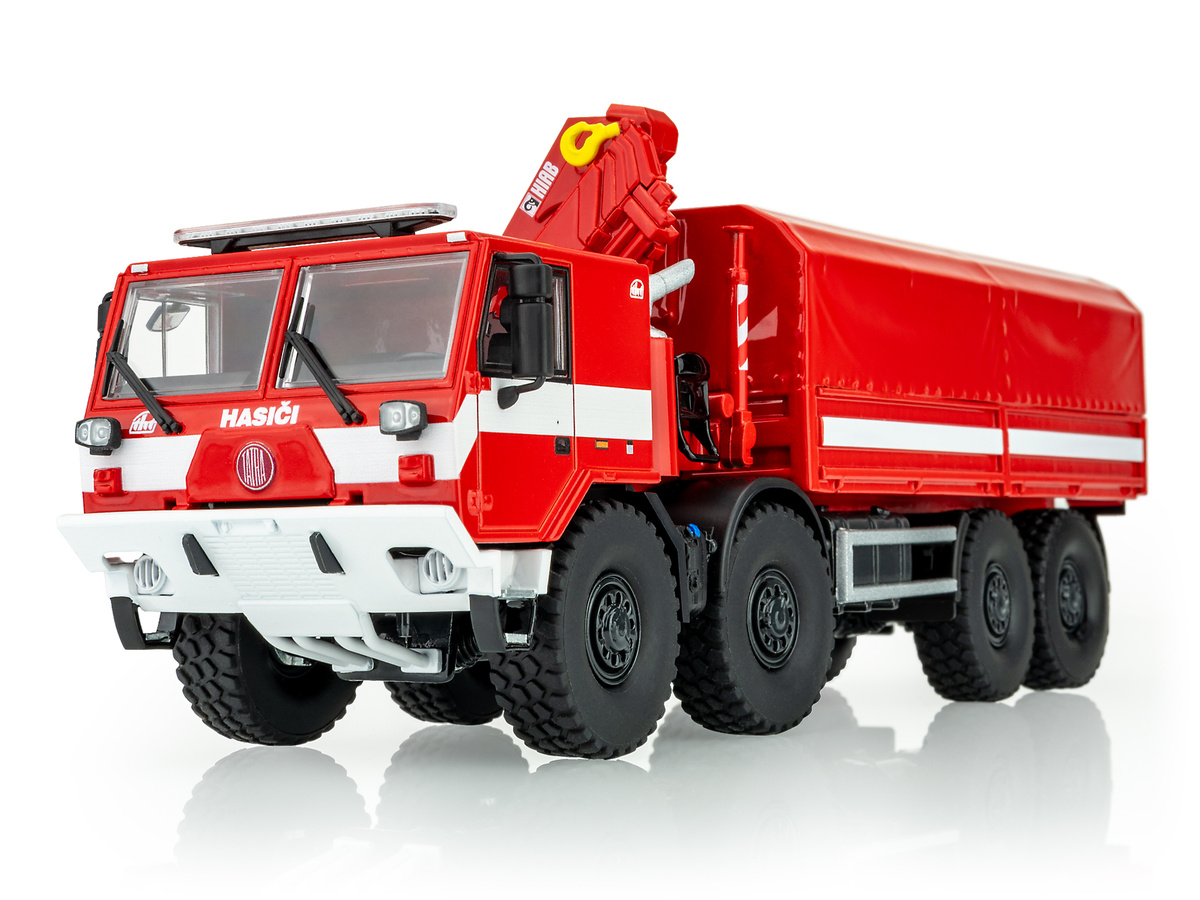 TATRA 815-7 8x8 Flatbed truck with FIREFIGHTER hand | Modelsnavigator.com