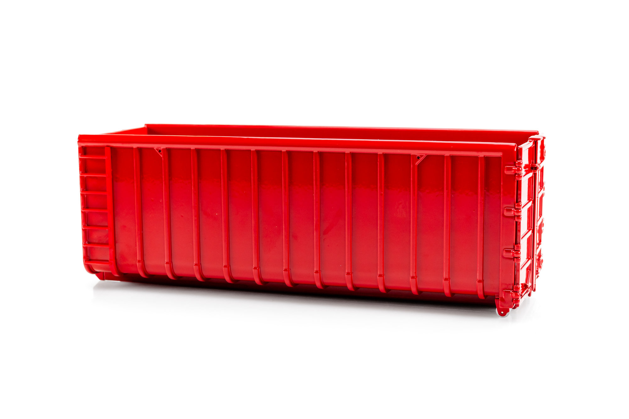 Hooklift container, 40m3, red | Modelsnavigator.com