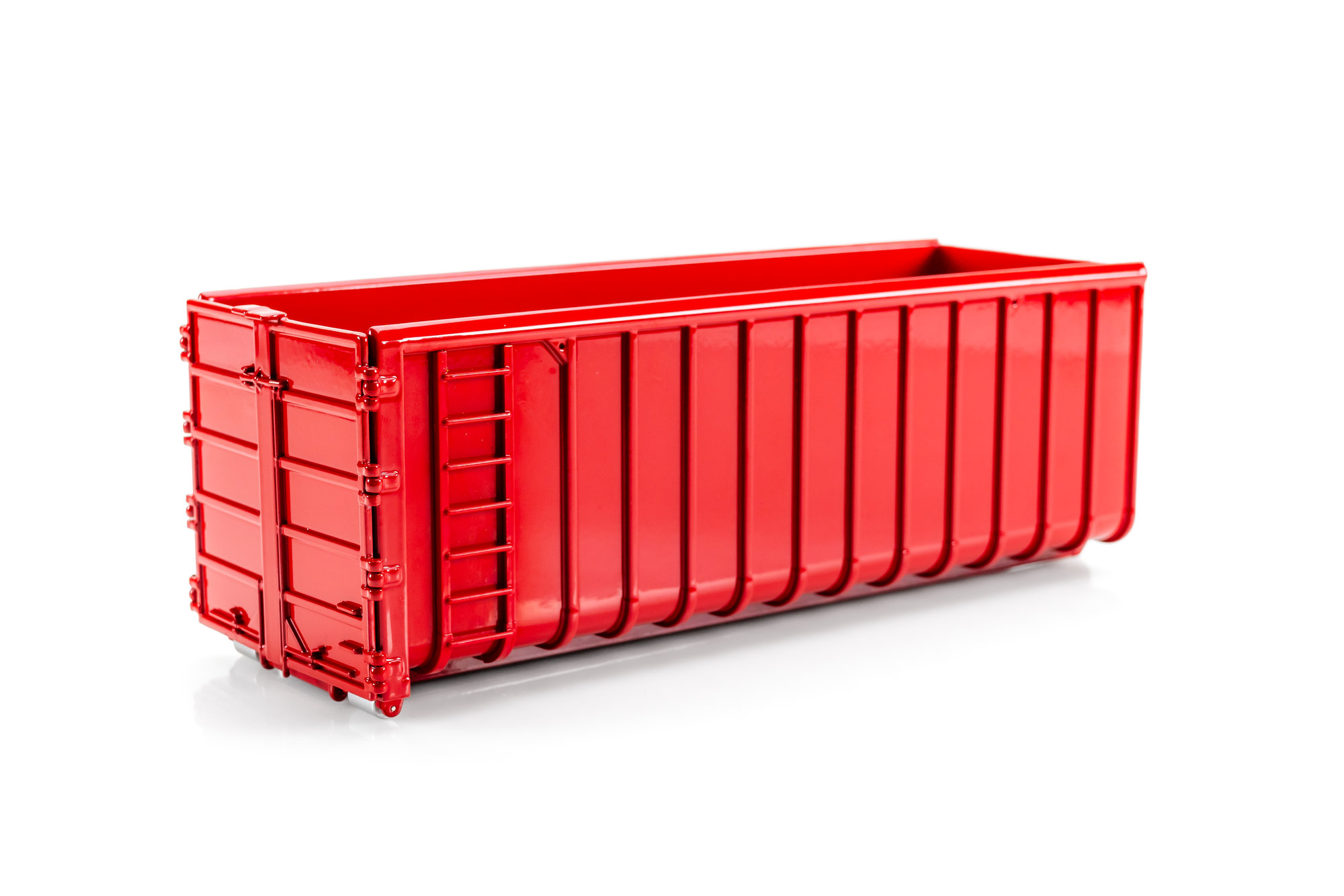 Hooklift container, 40m3, red | Modelsnavigator.com