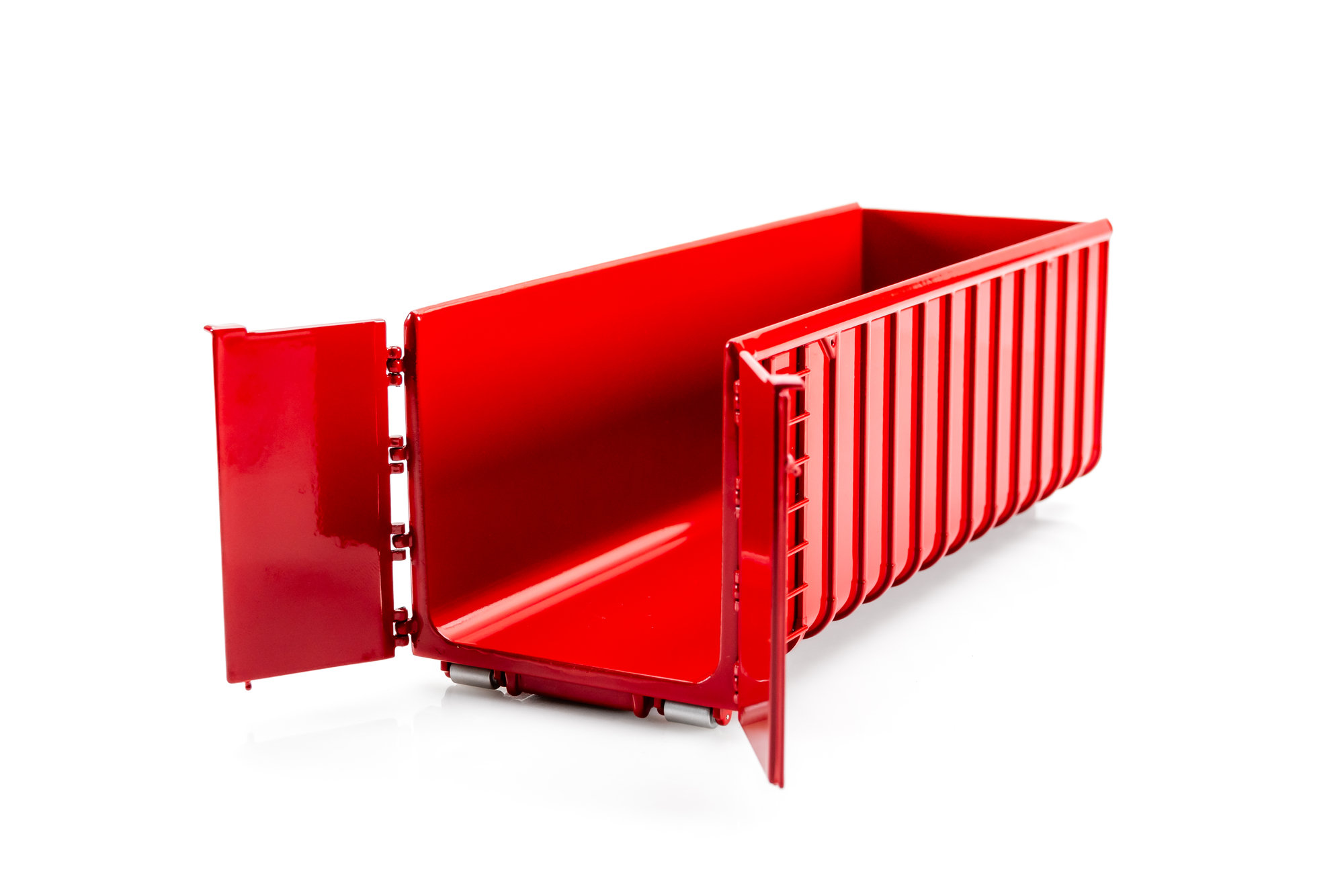 Hooklift container, 40m3, red | Modelsnavigator.com