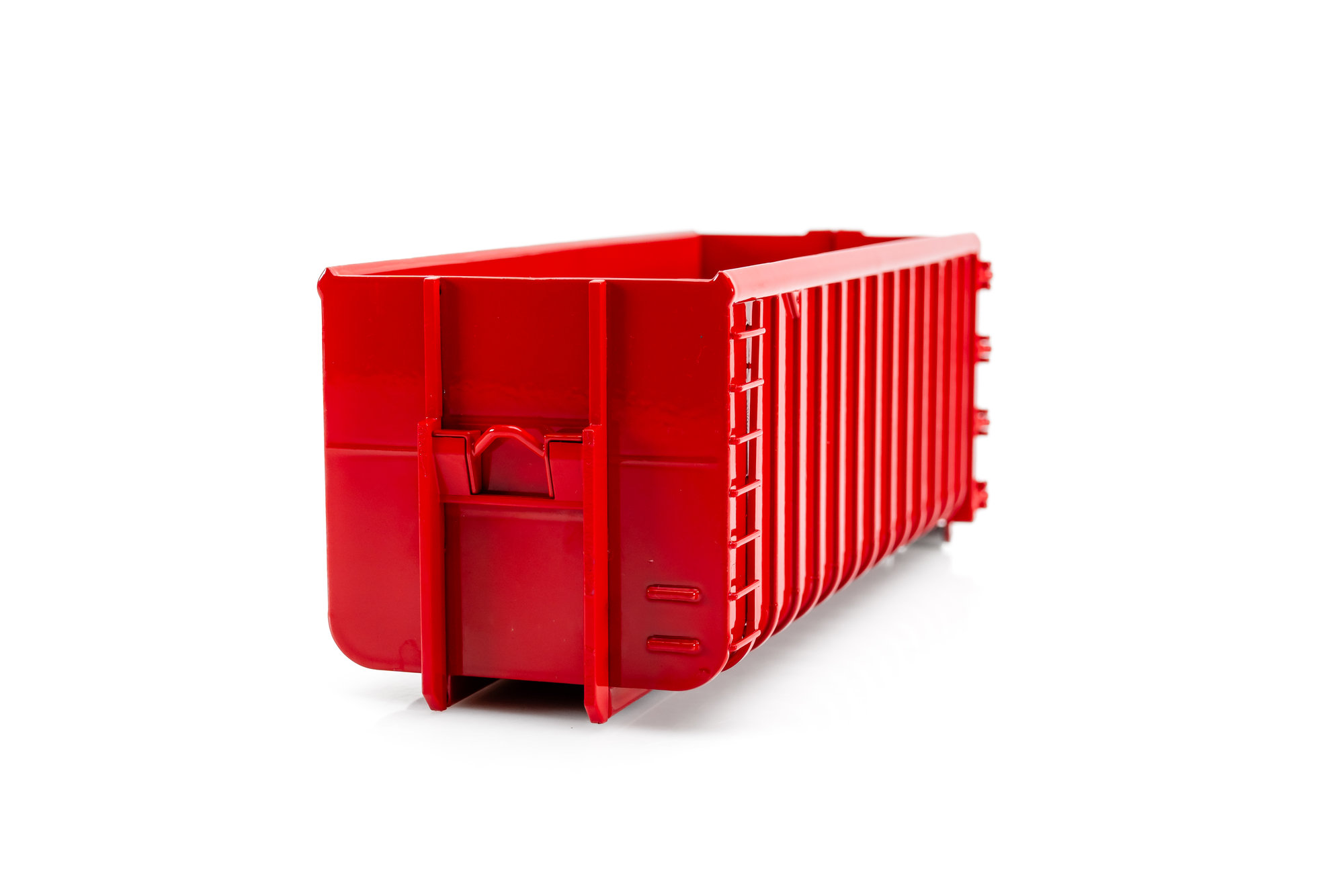 Hooklift container, 40m3, red | Modelsnavigator.com