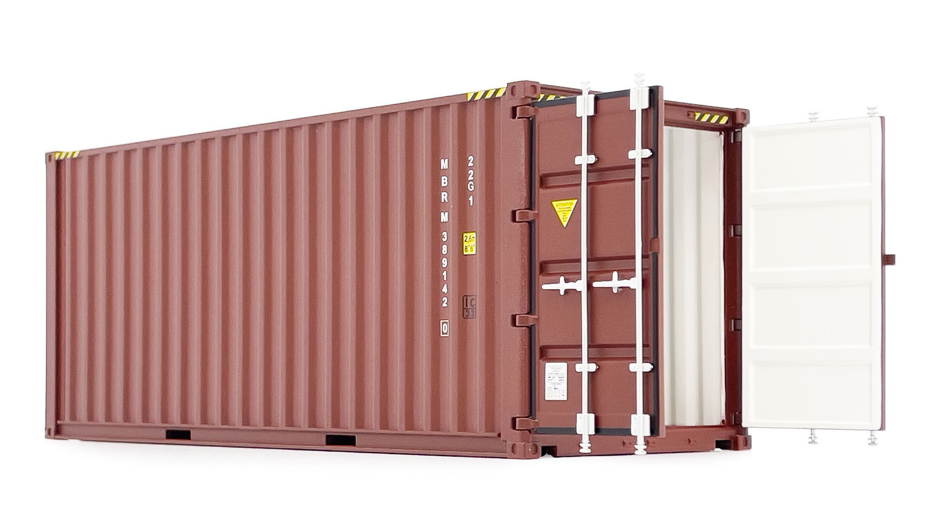 Container 20 ft Sea transport, Brown | Modelsnavigator.com