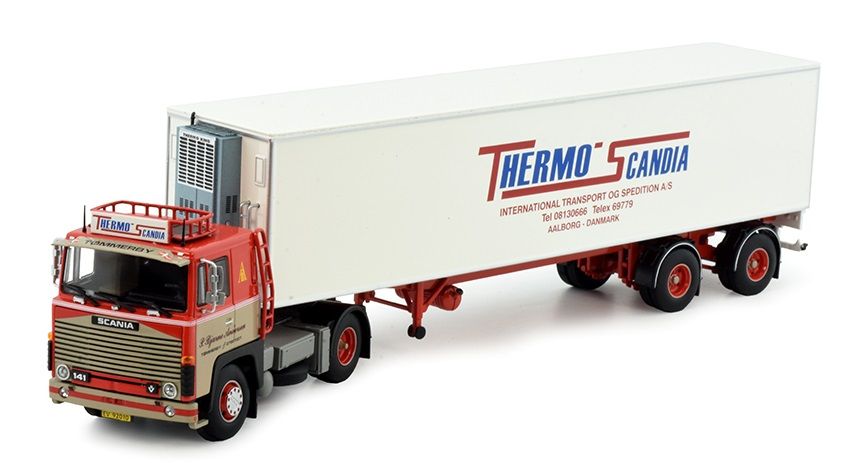 SCANIA 141 4x2 with 2-axle refrigerated trailer ANDERSEN P.BJARNE ...