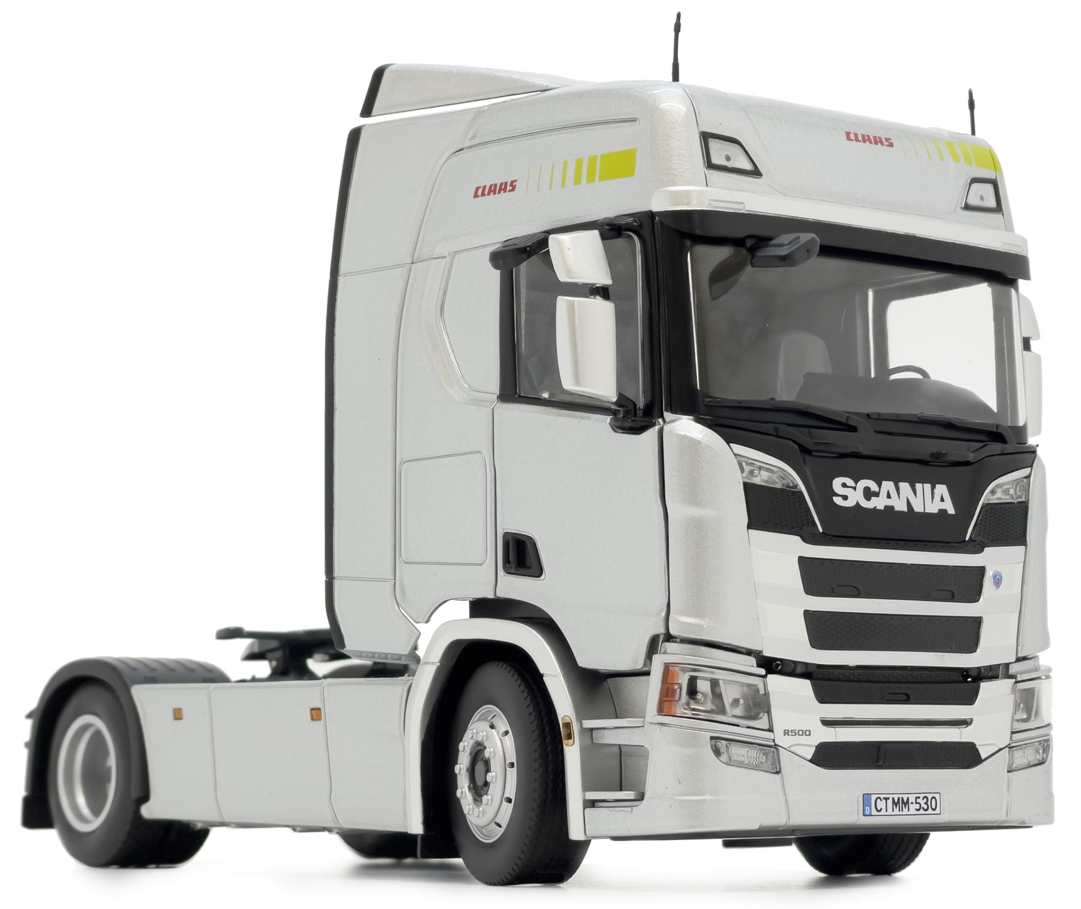 Scania R500 series 4x2 silver "CLAAS" | Modelsnavigator.com