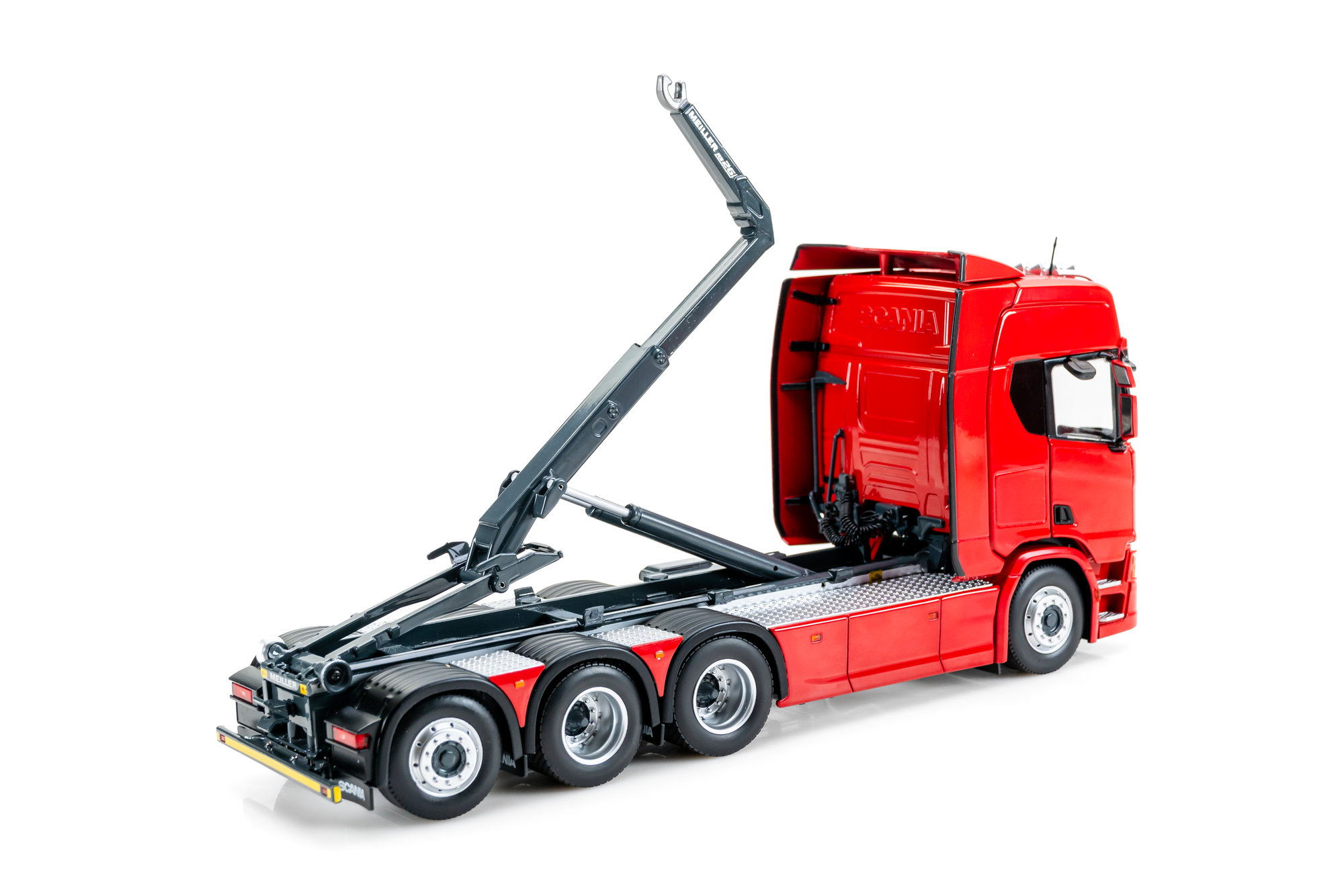 Scania R500 series with hooklift, red | Modelsnavigator.com
