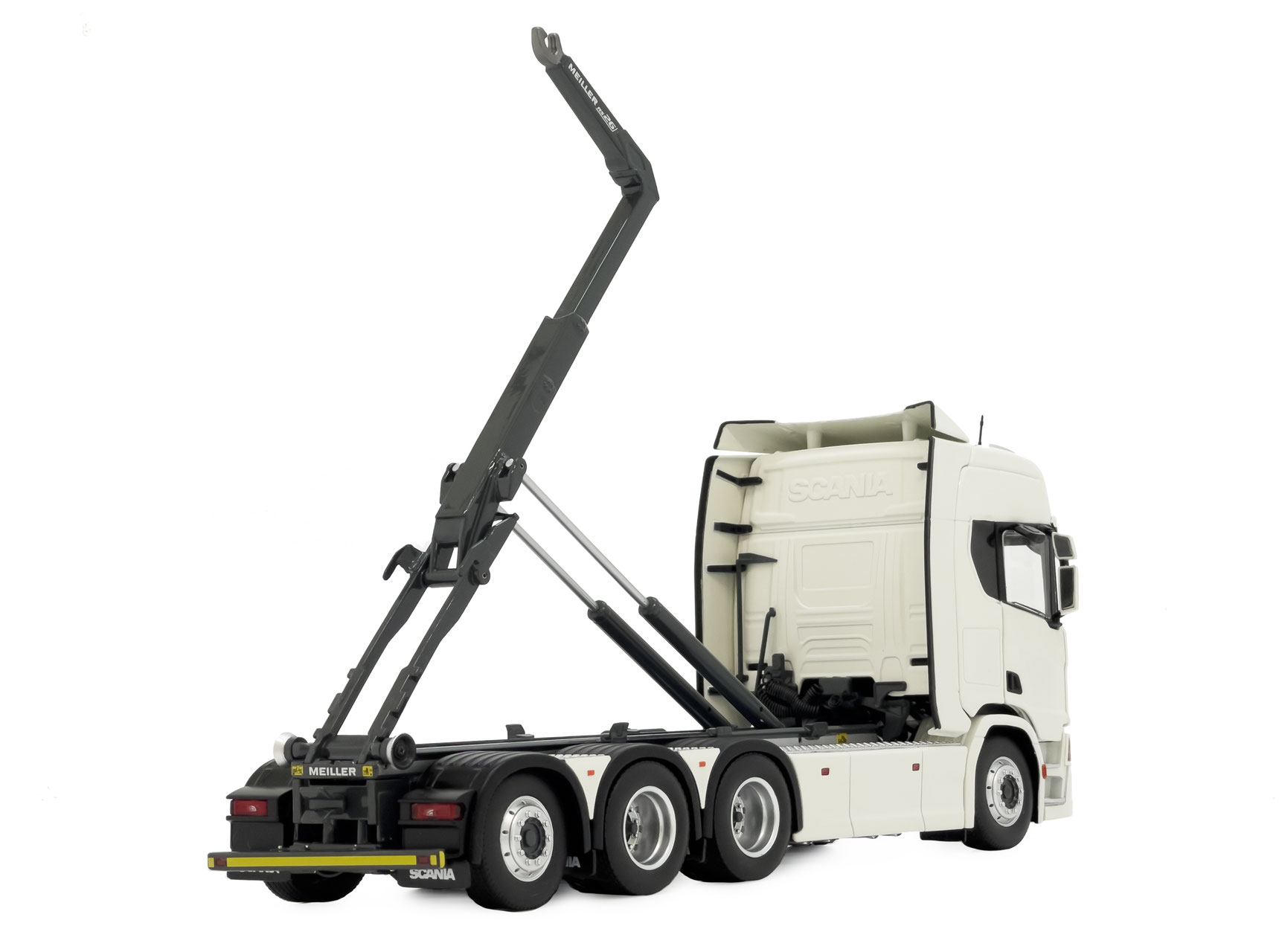 Scania R500 series with hooklift, White | Modelsnavigator.com