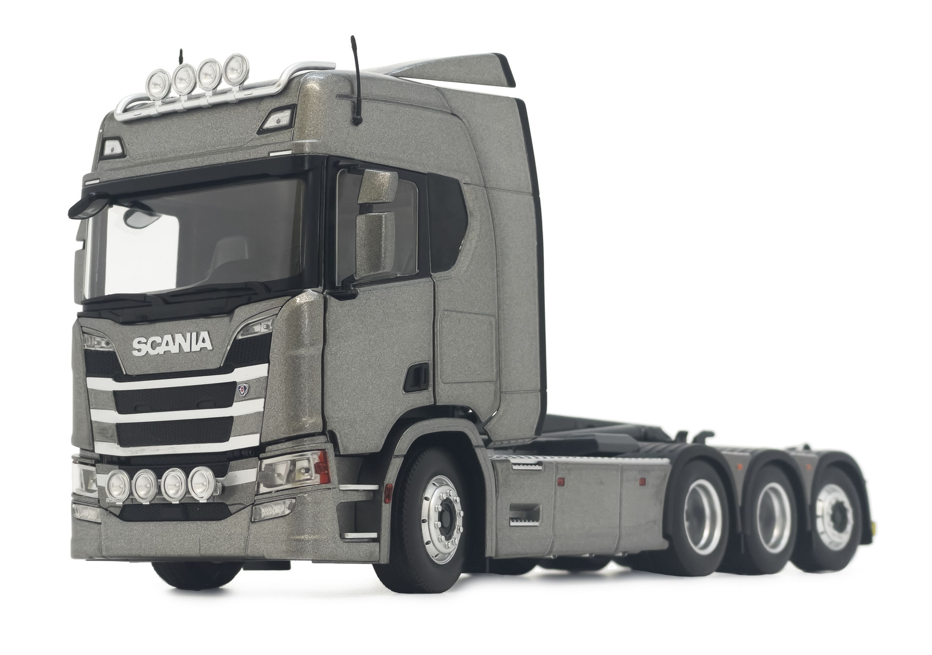 Scania R500 with hooklift, silver | Modelsnavigator.com