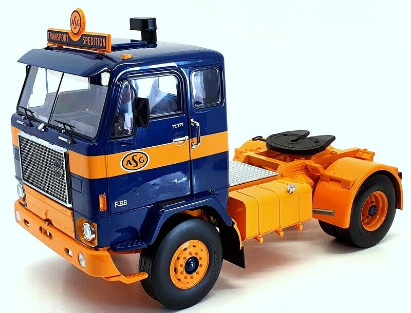 Volvo F88, blue/yellow, 1971 | Modelsnavigator.com