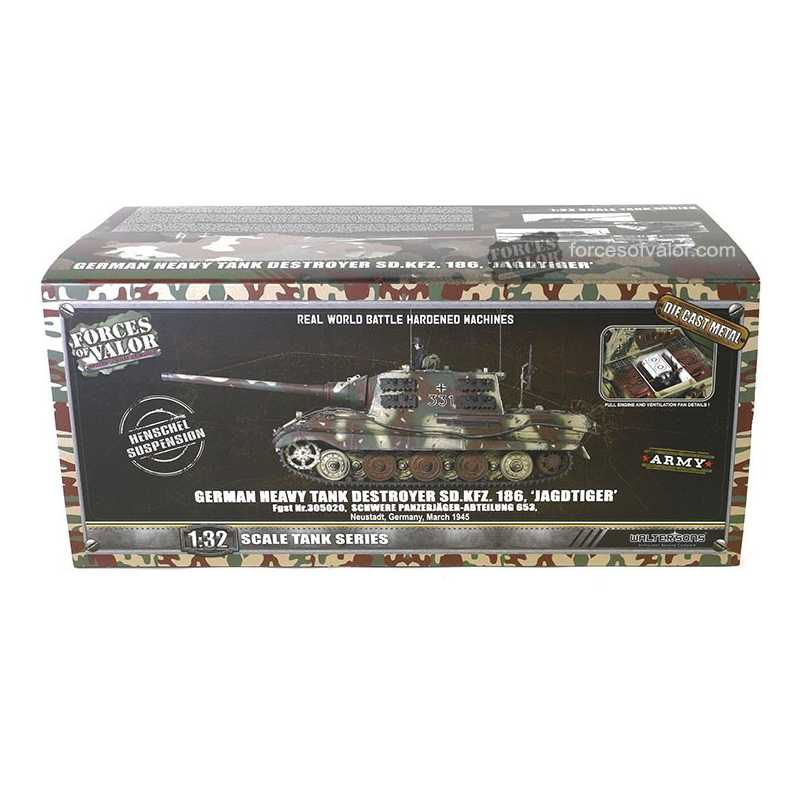 Panzerjäger Tiger verze B Sd.Kfz.186 Henschel Bataillon Lourd 653 ...