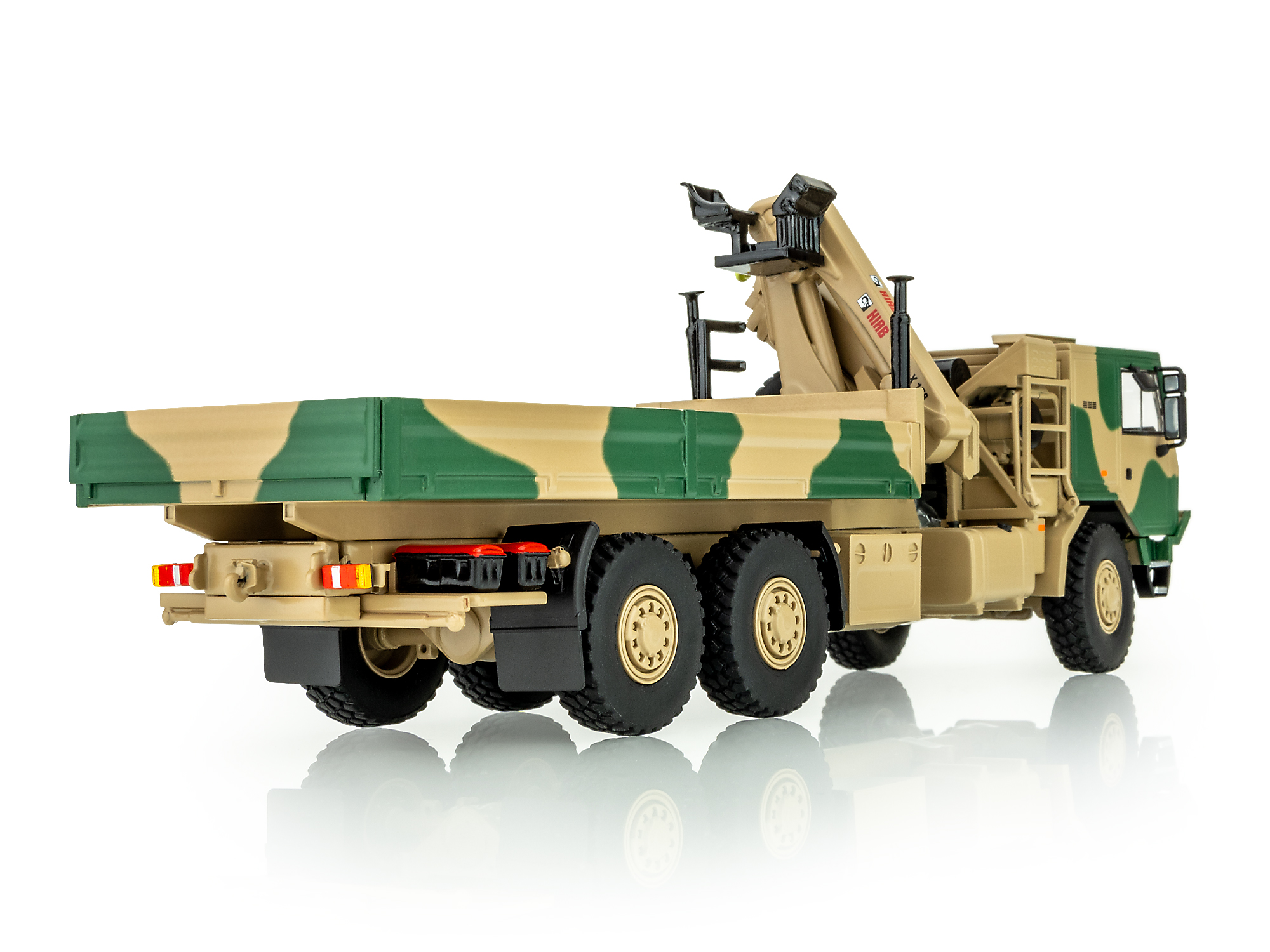 TATRA 815-7 6x6 flatbed with HIAB camouflaged | Modelsnavigator.com