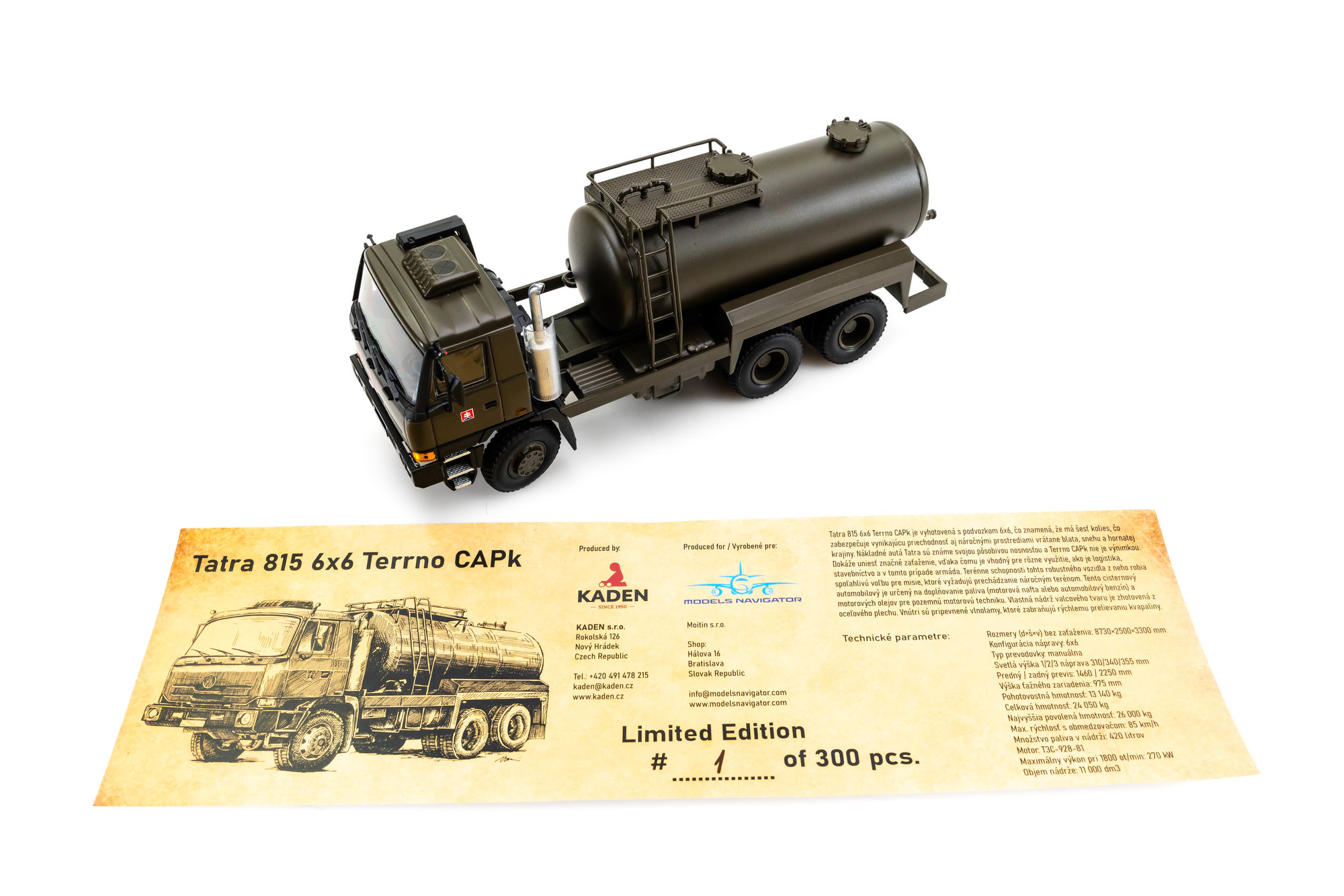 Tatra 815 6x6 Terrno CAPk "OSSR" | Modelsnavigator.com
