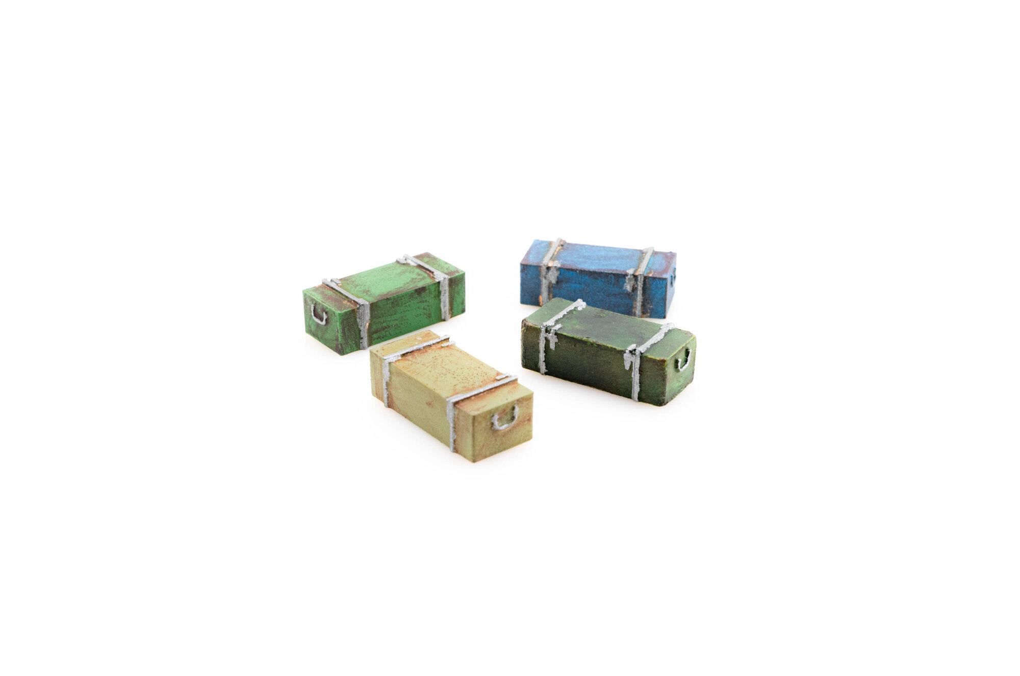 Set of 4 - Tool box "Patina version" | Modelsnavigator.com