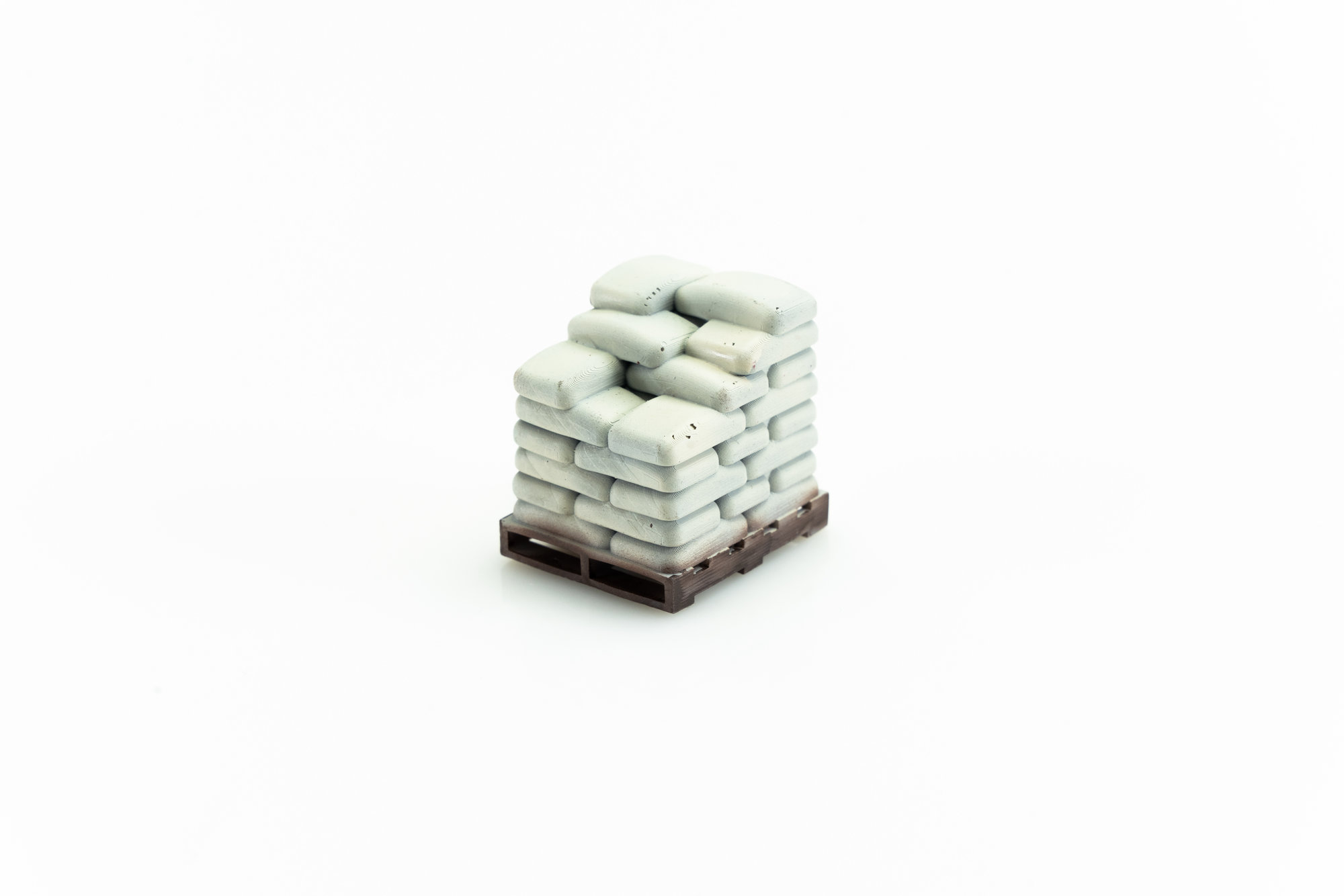 Pallet with cement taken | Modelsnavigator.com