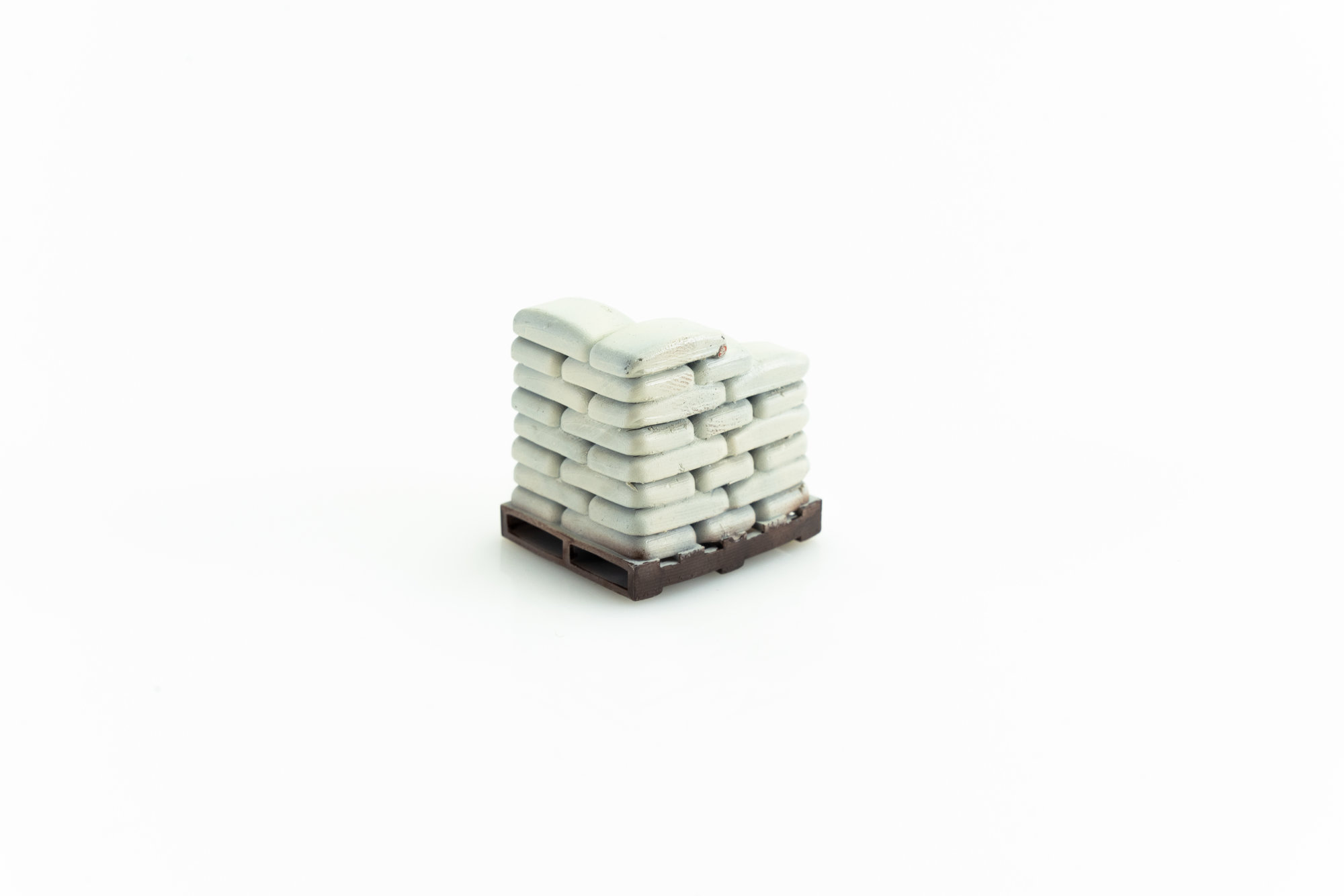 Pallet with cement taken | Modelsnavigator.com