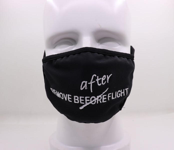 Aviation Face Mask Remove AFTER Flight | Modelsnavigator.com