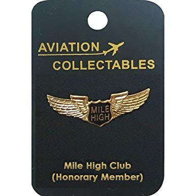 Mile High Club Honorary Member wing pin | Modelsnavigator.com