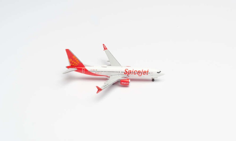 BOEING 737 MAX 8 "KING CHILLI" - Spicejet | Modelsnavigator.com