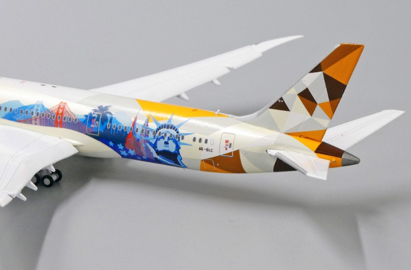 Boeing 787-9 Dreamliner Etihad Airways "Choose the USA Livery" - "Flap ...