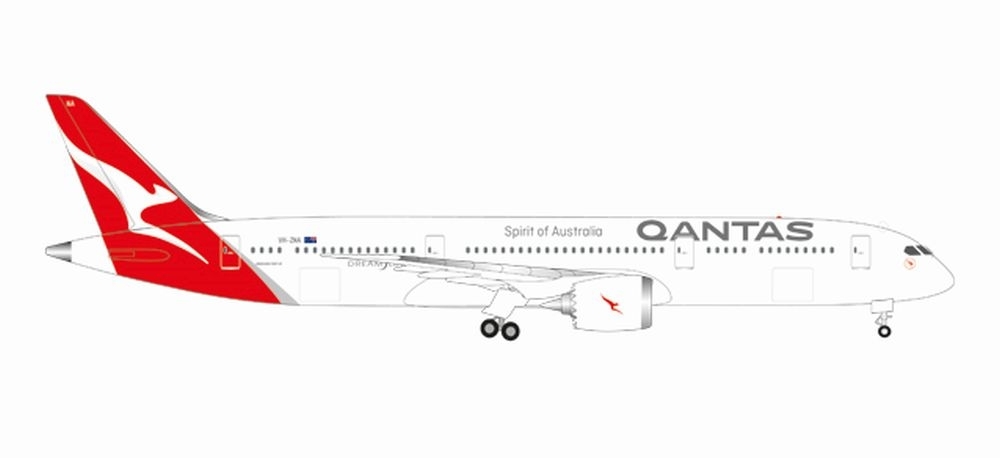 Boeing 787-9 Dreamliner, Qantas, new colors, | Modelsnavigator.com