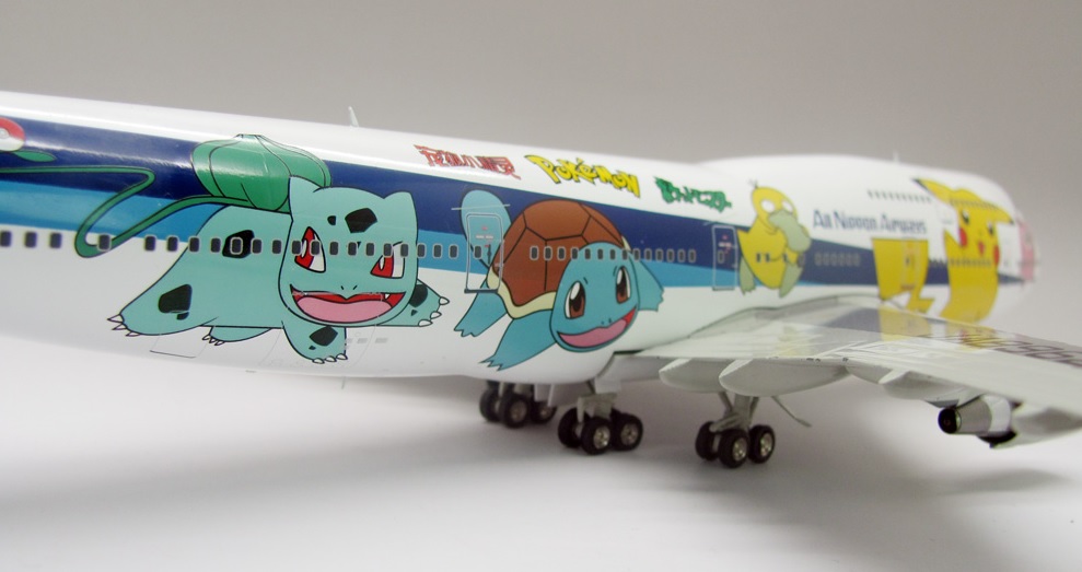 Boeing B747-481D ANA " Pokemon - Taschen Monster " | Modelsnavigator.com