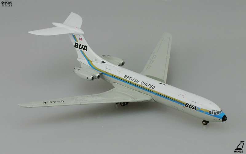 Aircraft Vickers VC10 BUA - British United | Modelsnavigator.com