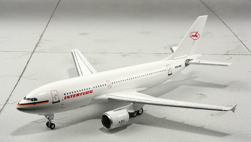 Aircraft Airbus A310-304 Interflug 1990 | Modelsnavigator.com