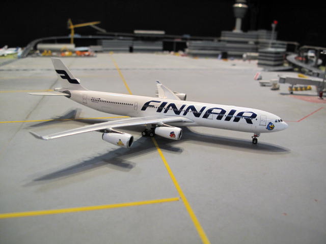 Aircraft Airbus A340-300 FINNAIR ANGRY BIRDS | Modelsnavigator.com