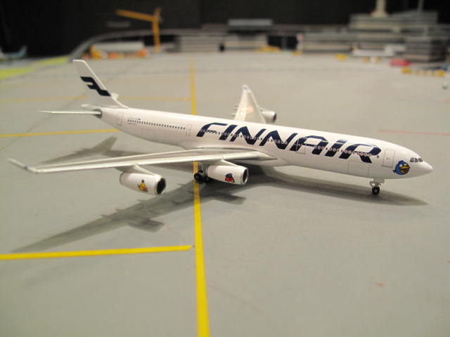 Aircraft Airbus A340-300 FINNAIR ANGRY BIRDS | Modelsnavigator.com