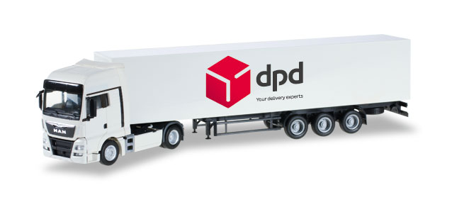MAN TGX XXL Euro 6 box semitrailer "DPD" | Modelsnavigator.com